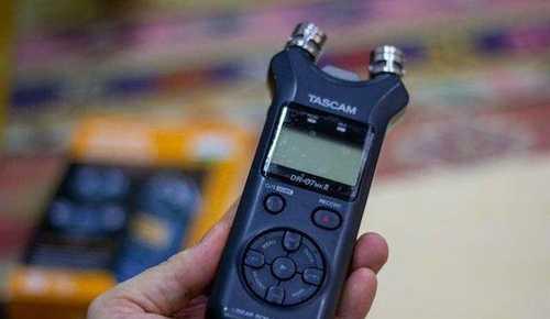 Tascam dr-07 mk 2, аудиорекордер