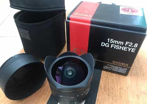 Объектив Canon EF Sigma 15mm автофокус