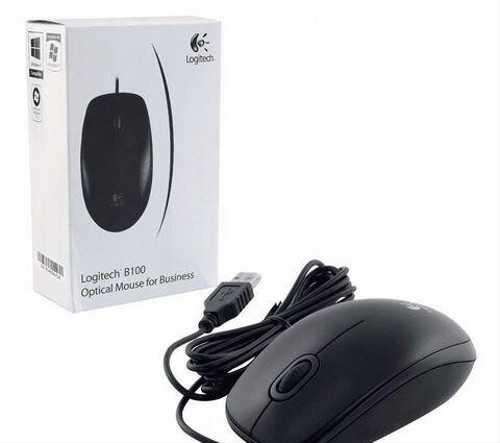 Мышь logitech b100