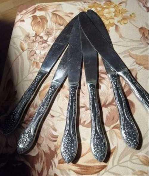Ножи мельхиоровые 6 шт