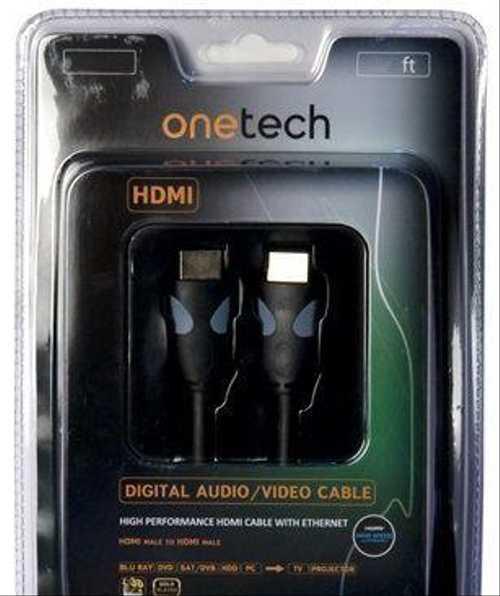 Кабель hdmi Onetech VHD1101N 1 м. новый
