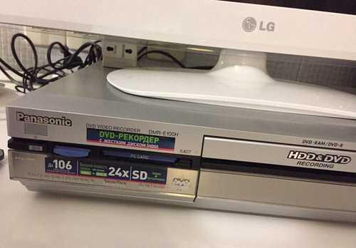 Panasonic DVD video recorder dmr-e100h