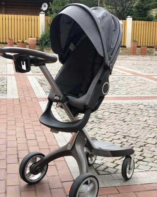 Продам б/у коляску Stokke, очень удобная, легко ск