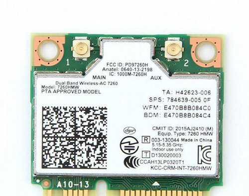 Модуль Intel 7260 AC Wifi 2,4G/5 ггц очень мощный