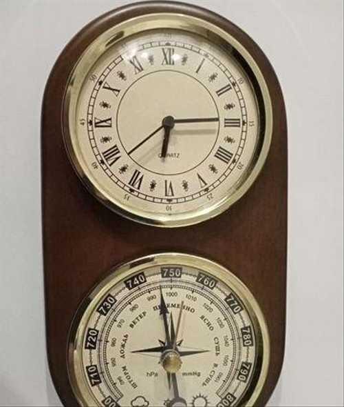Часы с барометром