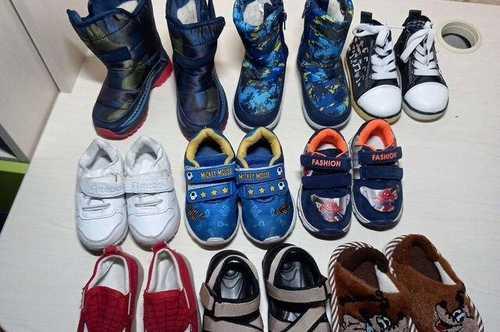 Разная обувь на мальчика, размеры от 21 до 24