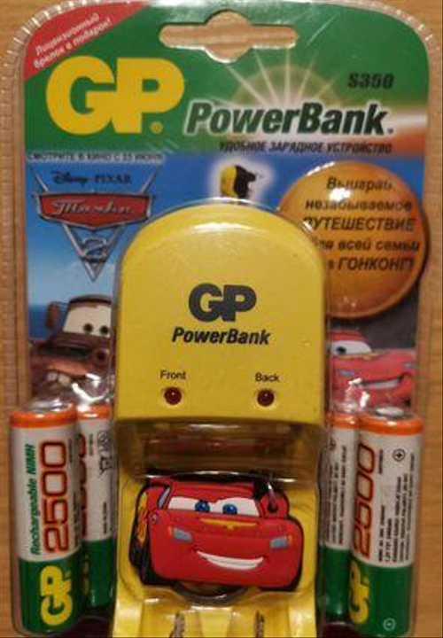 GP PowerBank S350 (4*GP AA 2500 мАч NiMH) Новое