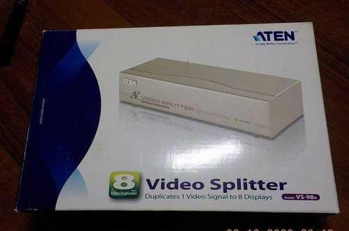 Video splitter Aten модель VS-98A 8 VGA Тайвань