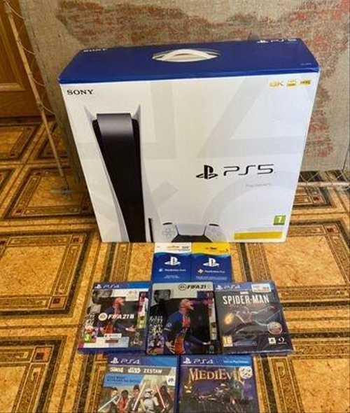 Sony playstation 5 PS5 с дисководом