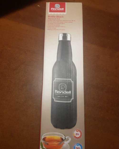 Термос 0.75 литра "Rondell Bottle Black"