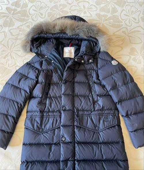 Пуховик детский зимний moncler, рост 152 см, на 12