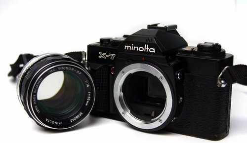 Minolta X-7 + Minolta MC Rokkor-PF 58mm f1.4
