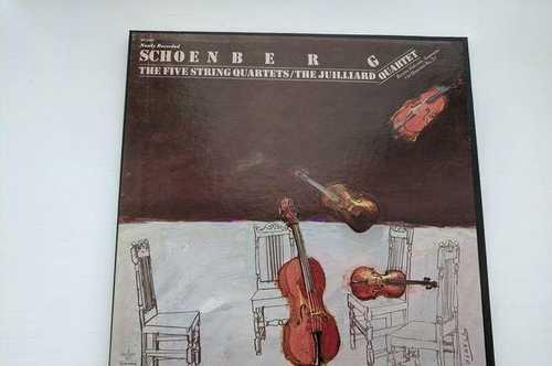 The Juilliard Quartetr Schoenberg 3LP винил USA
