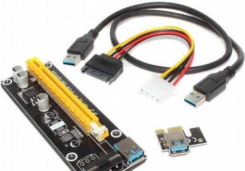 Райзер (переходник) с PCI-E 1x на PCI-E 16x