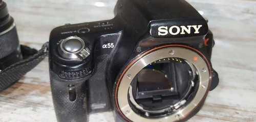 Фотоаппарат и Объектив Sony sony Alpha SLT-A55V bo