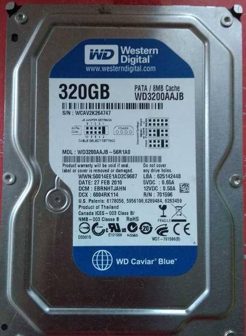Жёсткий диск Western Digital WD3200aajb 320gb