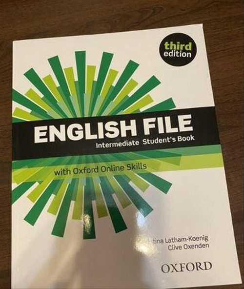 Учебник English File Intermediate Student’s book