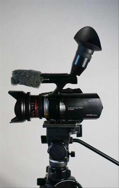 Видеокамера Sony NEX-VG30E + Samyang 12mm T2.2
