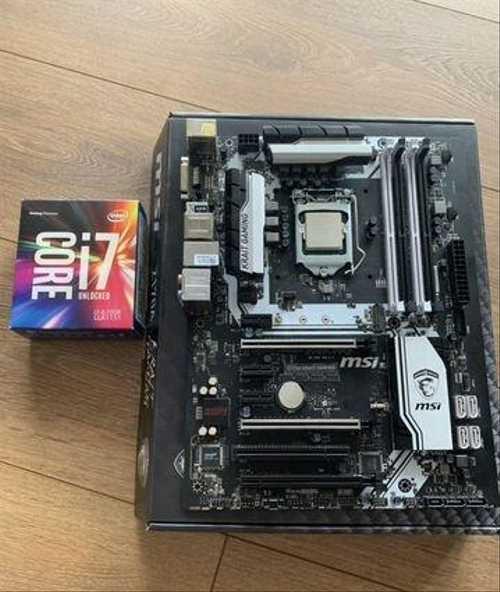 I7 6700k + msi z170