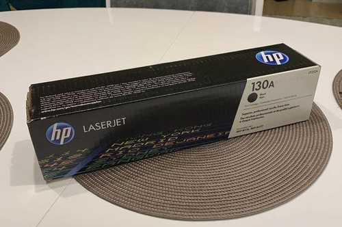 Картридж новый HP 130A черный запечатанный