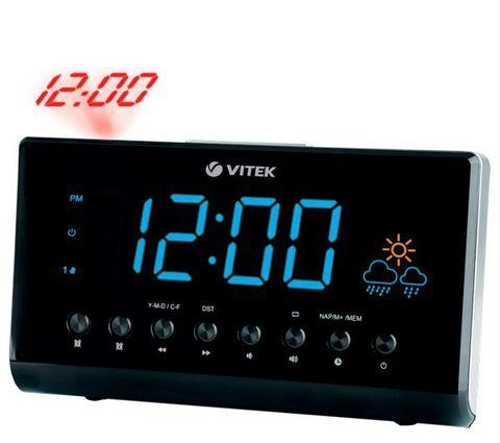 Радиочасы с проектором vitek VT-3526 BK