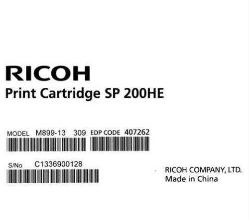 Ricoh Принт-картридж SP200HE (407262)
