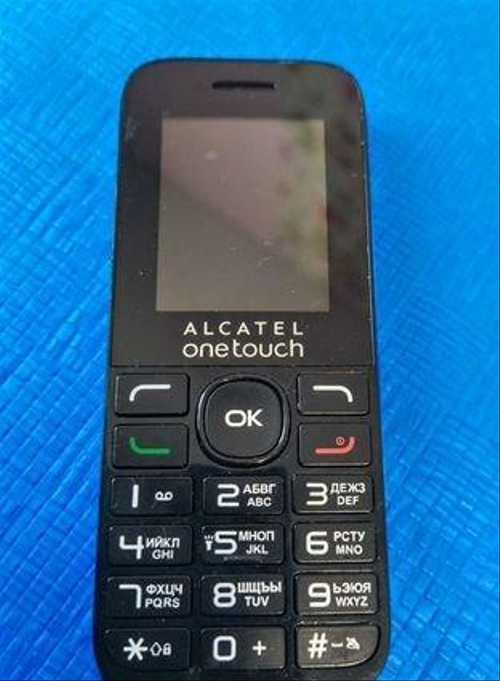Кнопочный телефон - Alcatel Onetouch 1020D рабочий