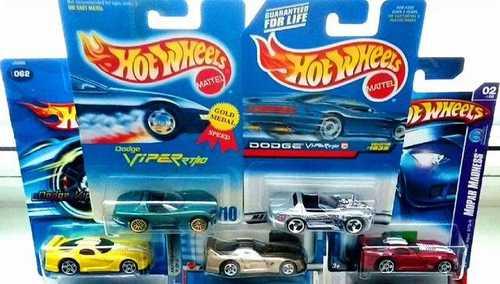 Hot Wheels Dodge Viper разные Коллекция