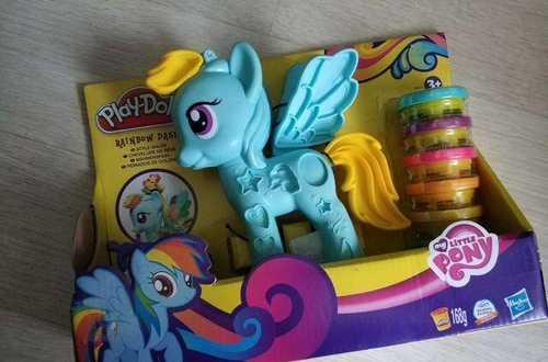 Новый набор play-doh, my little pony