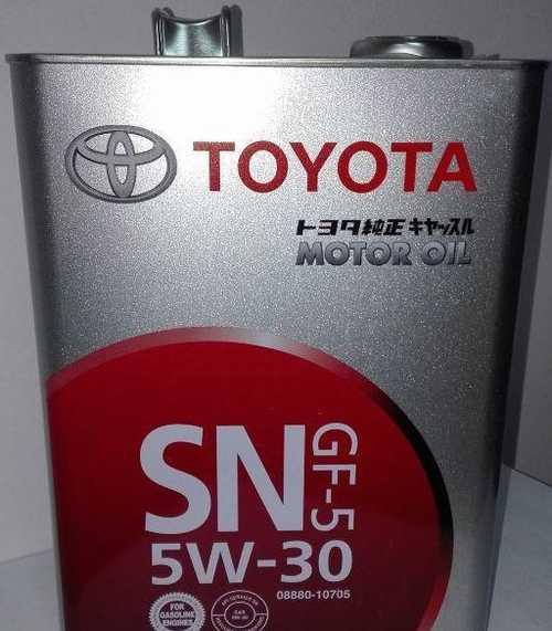 Toyota motor oil gf 5