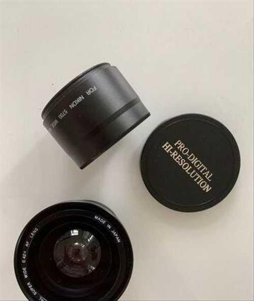 49mm Bower 0.42X FishEye Lens (Black) (VLB4246B)