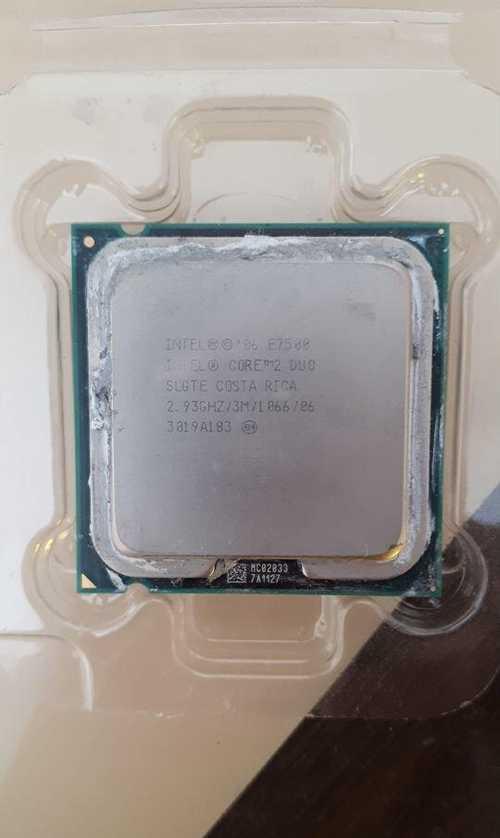 Intel e 7500 core 2 due