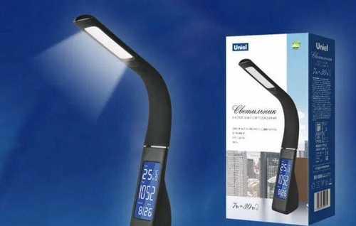 Настольная лампа Uniel tld-550 black для офиса led