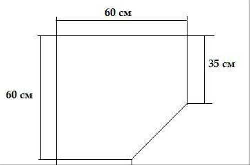 Шкаф угловой икея навесной 60см белый