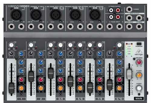 Микшерный пульт Behringer xenyx 1002B сост олт док