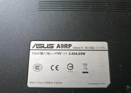 Ноутбук asus A9RP