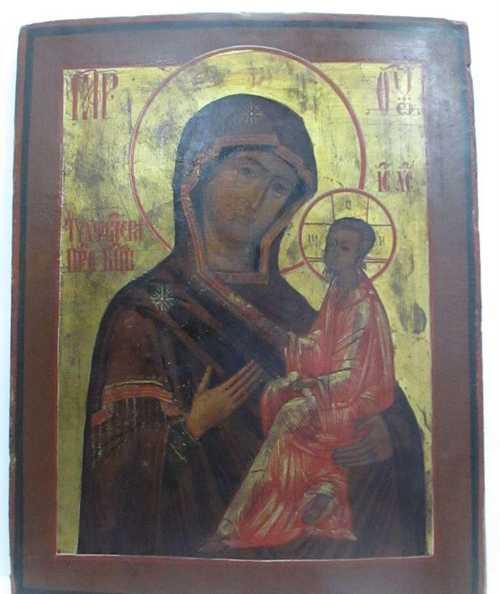 Икона "Пресвятая Богородица Тихвинская". Начало хх