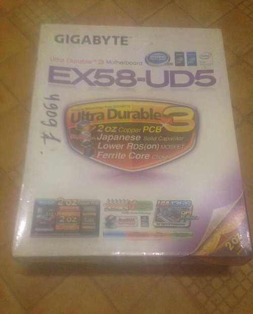Коробка Мат.плата gigabyte GA-X58A-UD5