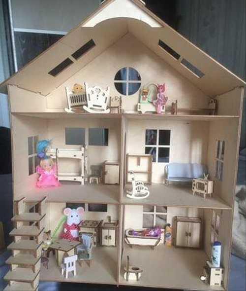 Домик кукольный деревянный для LOL