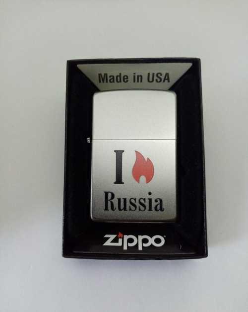 Зажигалка Zippo 205 Flame Russia