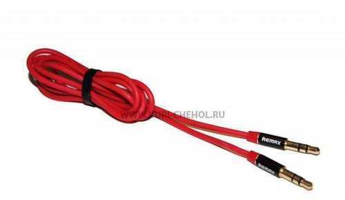 Кабель Aux (Jack 3.5) Remax RL-L100 1m Red