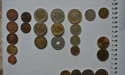 Современные монеты Куба Польша Китай Египет Турция