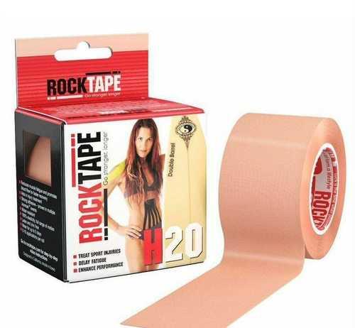 Кинезиотейп - RockTape H2O, 5см х 5м - телесный