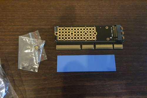 Адаптер (Raiser) M.2 NVMe PCI-E для SSD