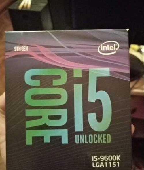 Intel core i5 9600k (на гарантии)