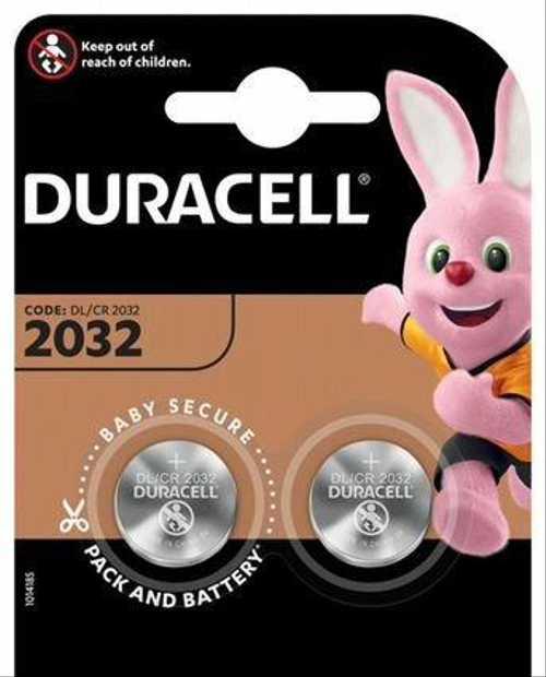 Батарейка (2 шт) Duracell CR2032-2BL