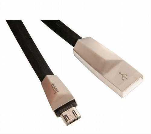 Кабель для Micro USB / hoco x4 Zinc, 1.2м, черный