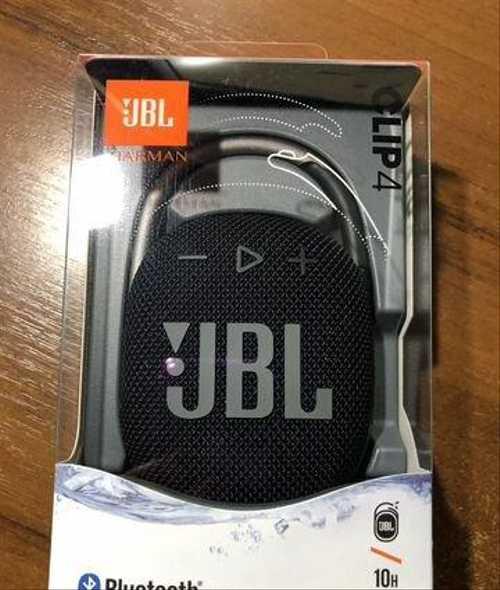 Колонка портативная JBL Clip 4 черный 5W 1.0 BT