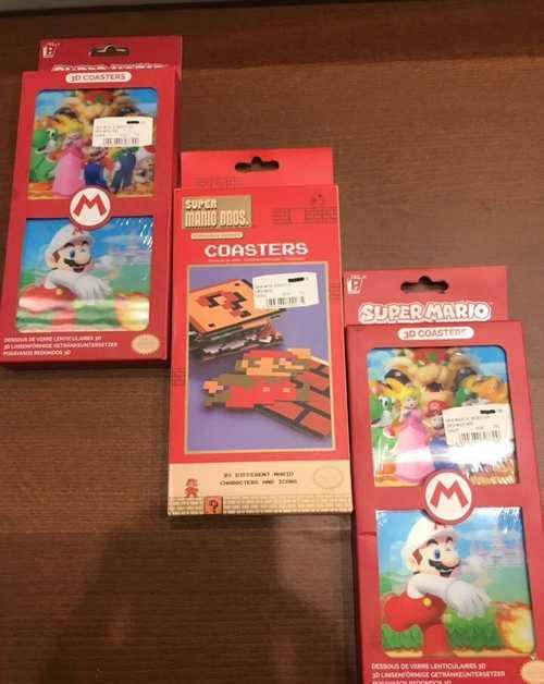 Подставка для стаканов Super Mario