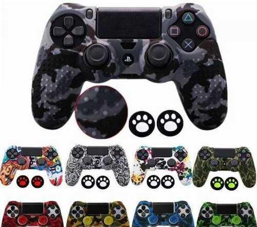 Топовые чехлы PS4 (Playstation 4) + насадки